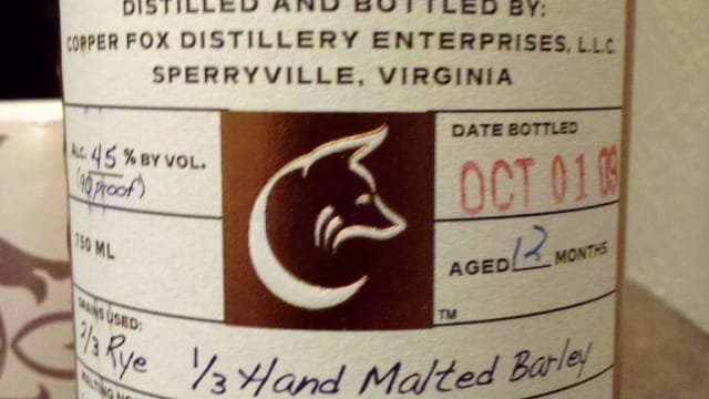 REVIEW: Copperfox Rye Whisky and podcast with Rick Wasmund | BourbonBlog