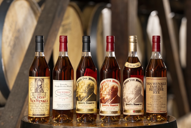 Pappy Van Winkle Whiskey Collection 2025 Released With Rare 25-Year Old ...