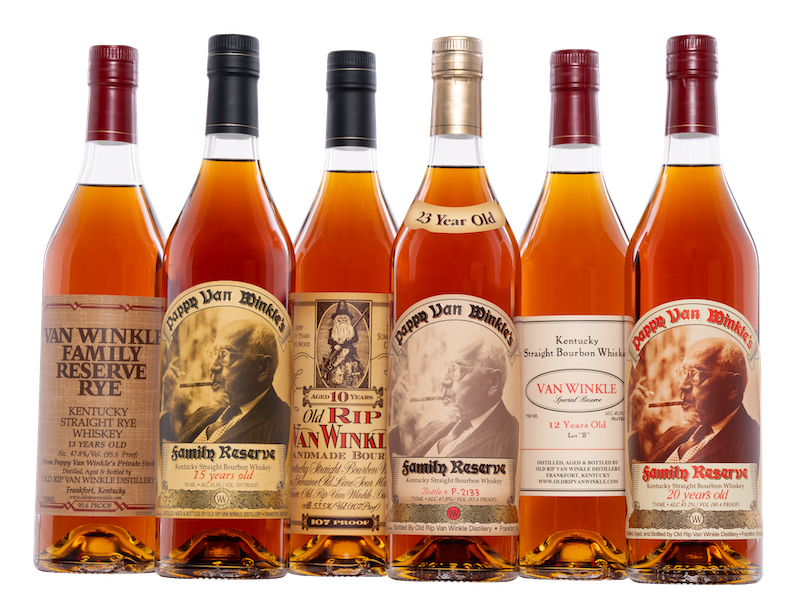 Pappy Van Winkle Whiskey Collection 2025 Released With Rare 25-Year Old ...